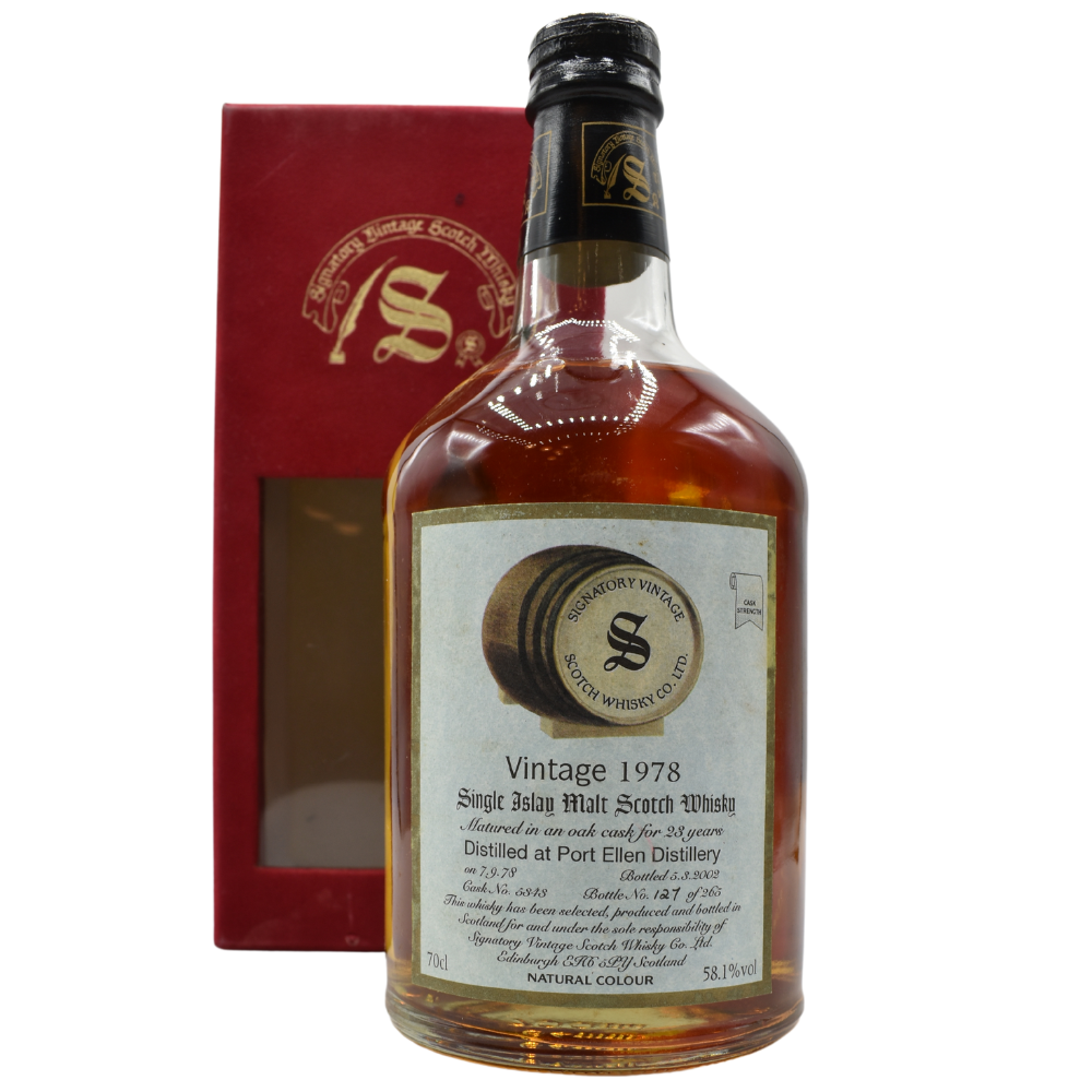 Port Ellen 23 Year Old Signatory 1978 Bottled 2002 - 58.1% ...