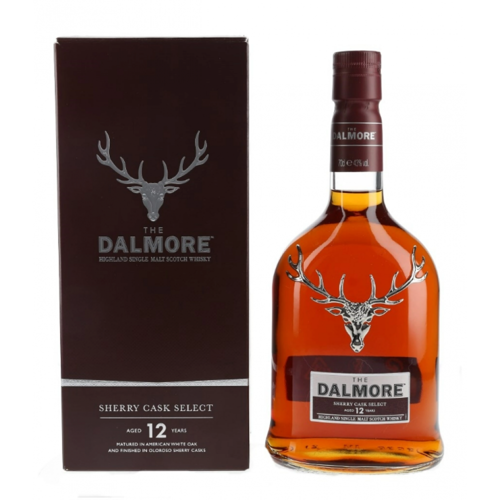 Dalmore 12 Year Old Sherry Cask Finish - 43% 70cl Dalmore 12 Year Old Sherry Cask Finish - 43% 70cl