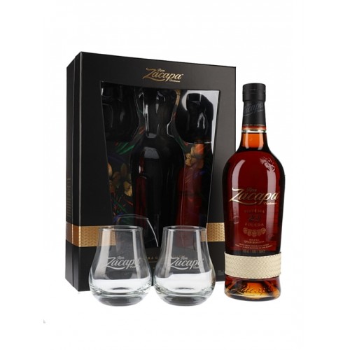 Ron Zacapa 23 Year Old Centenario Sistema Solera 70cl & Glasses ...